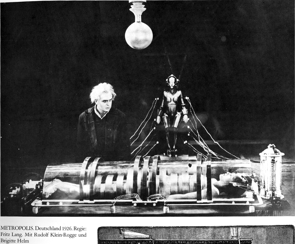 The classic example is Fritz Lang's "Metropolis":