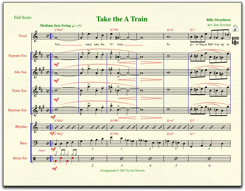 Finale Jazz Arrangement • Lesson 8