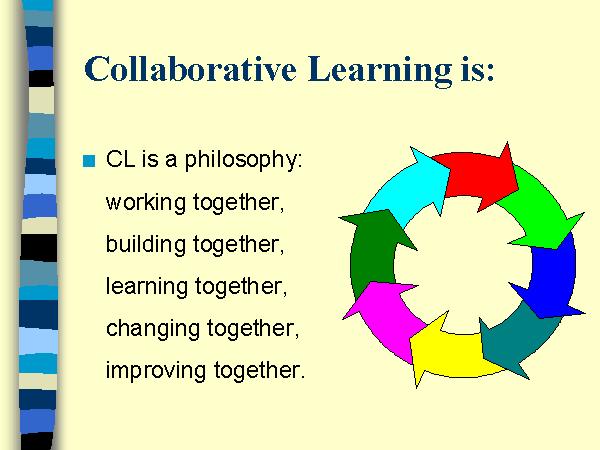 Collaborative Learning is: