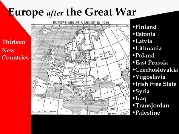 Europe after the Great War
